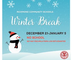 Winter Break - No School | Richmond Community Schools